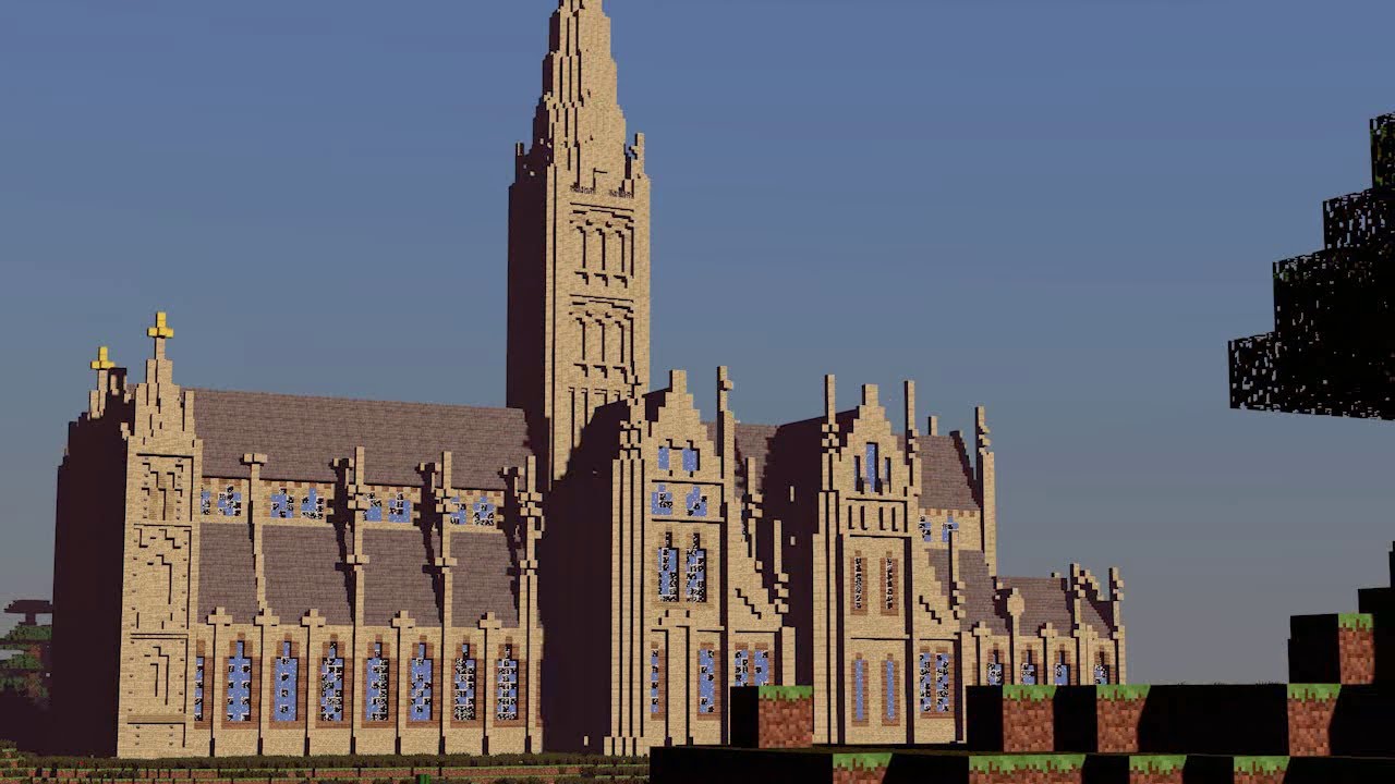 Minecraft Blueprints Cathedral