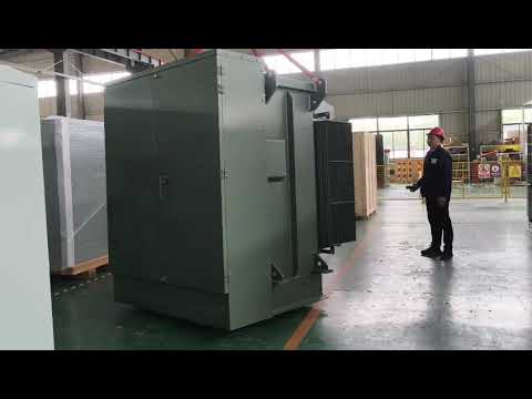 2000kVA 25-0.6Y/0.347kV three phase pad mounted transformer