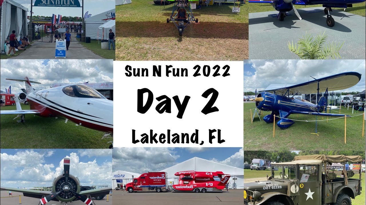 Aviation: Vans RV Aircraft - Sun N Fun 2022 Day 2, Walking Tour and Tips