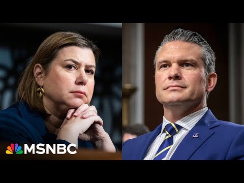 Mark Esper 'has more guts and balls than you,' Sen. Elissa Slotkin tells Secretary Hegseth