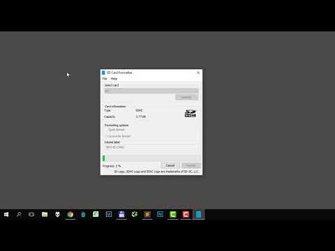 How to use SD Formatter tool