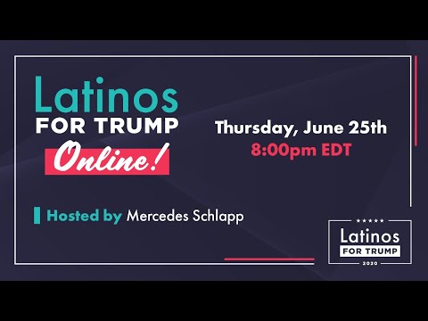 WATCH: Latinos for Trump Online with Mercedes Schlapp, Rep. Gonzalez Colon, Alfredo Ortiz, and MORE