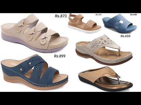 EXTRA SOFT COMFORT FOOTWEAR FOR LADIES SANDAL SHOES SLIPPER HIGH HEELS WEDGES CHAPPAL