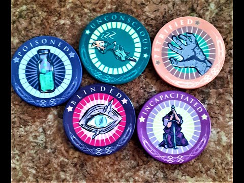 Kickstarter Showcase: D&D 5E Condition Tokens
