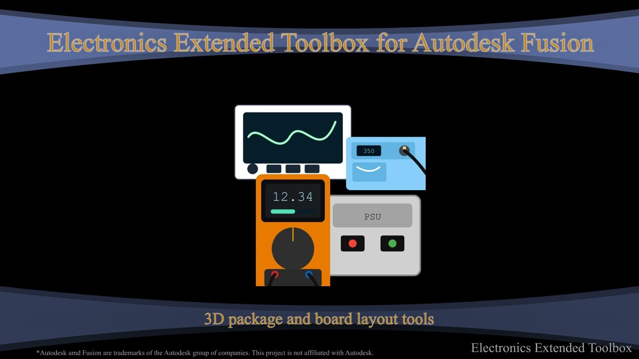 Fusion EE Toolbox add-in - 3D package and layout tools