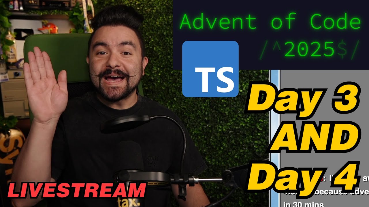Advent of Code 2025 | Day 3 and 4 | JavaScript / TypeScript
