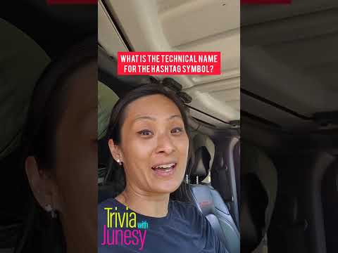 What is the technical name for the hashtag symbol?
