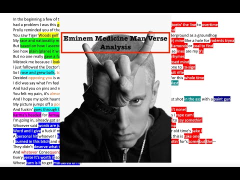 Eminem | Medicine Man Verse Analysis | Color Coded Cadences!