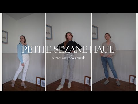 Sezane 2023 Winter Haul & Try On | Petite Sezane Review