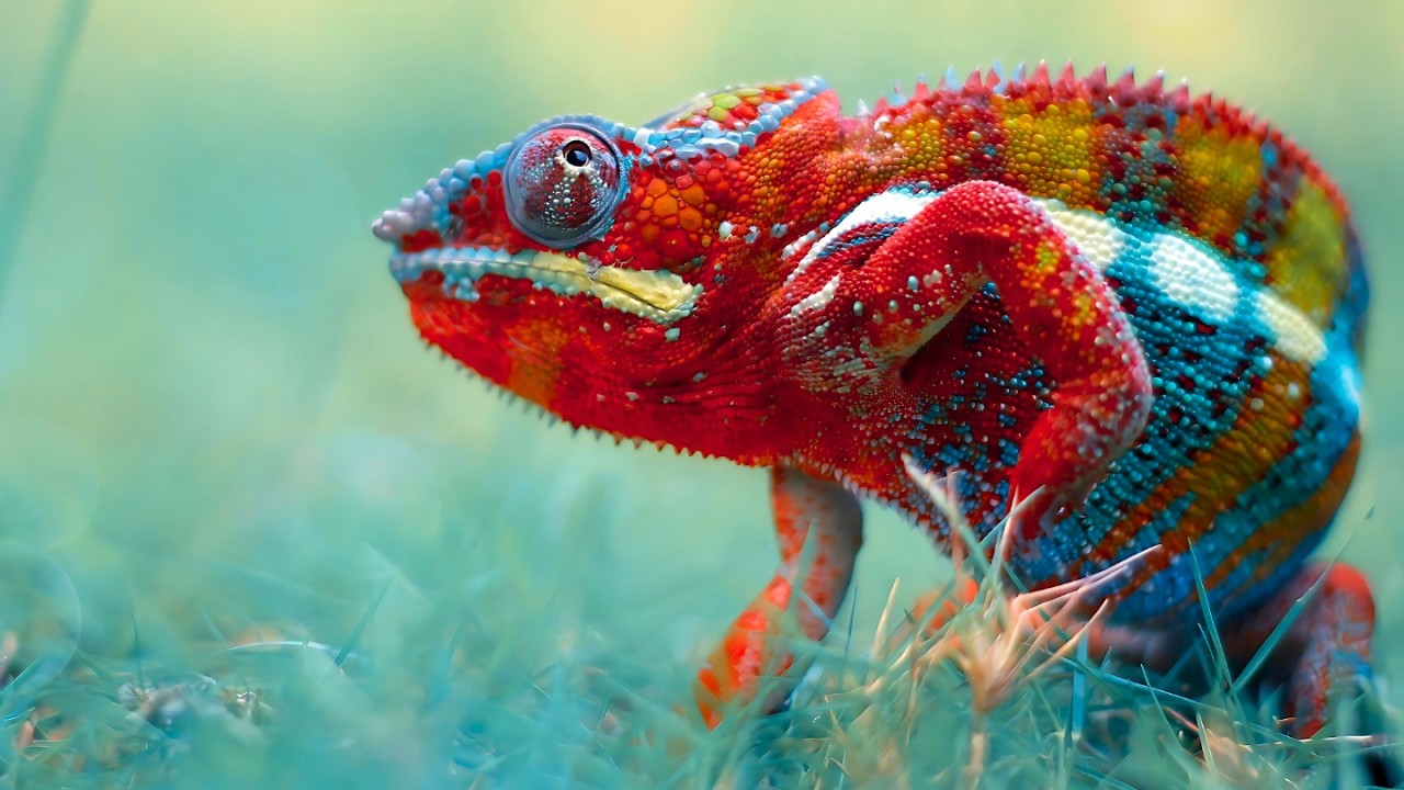 How Chameleons See the World