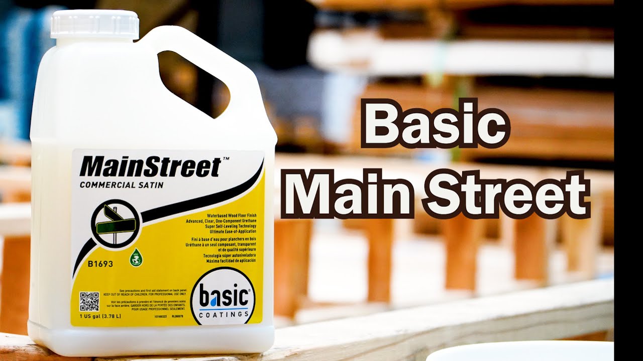 Basic Coatings MainStreet Water-Based Wood Floor Finish Application and Review | City Floor Supply
