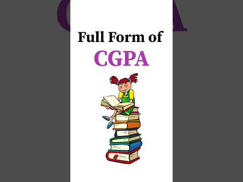 What Is The Full Form of CGPA | #ceshorts #shorts #ytshorts