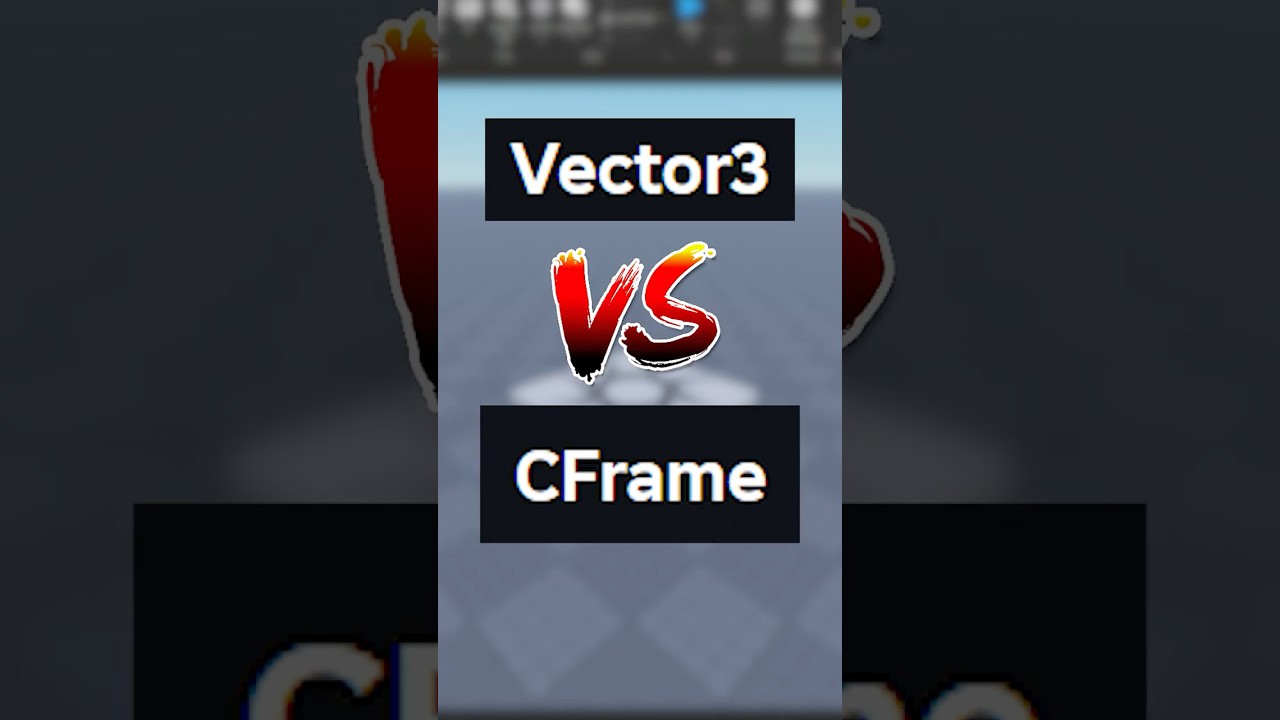 Vector3 vs CFrame - What's the difference? | Roblox Studio #roblox #robloxtips #robloxtutorial