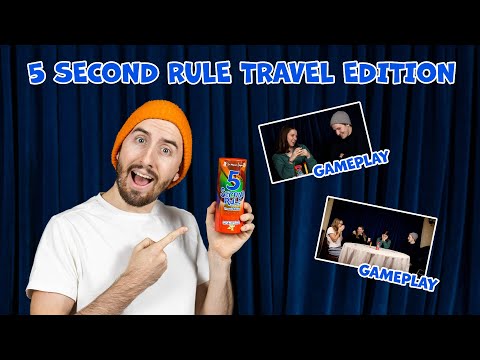 5 Second Rule Travel Edition Unboxing and Gameplay