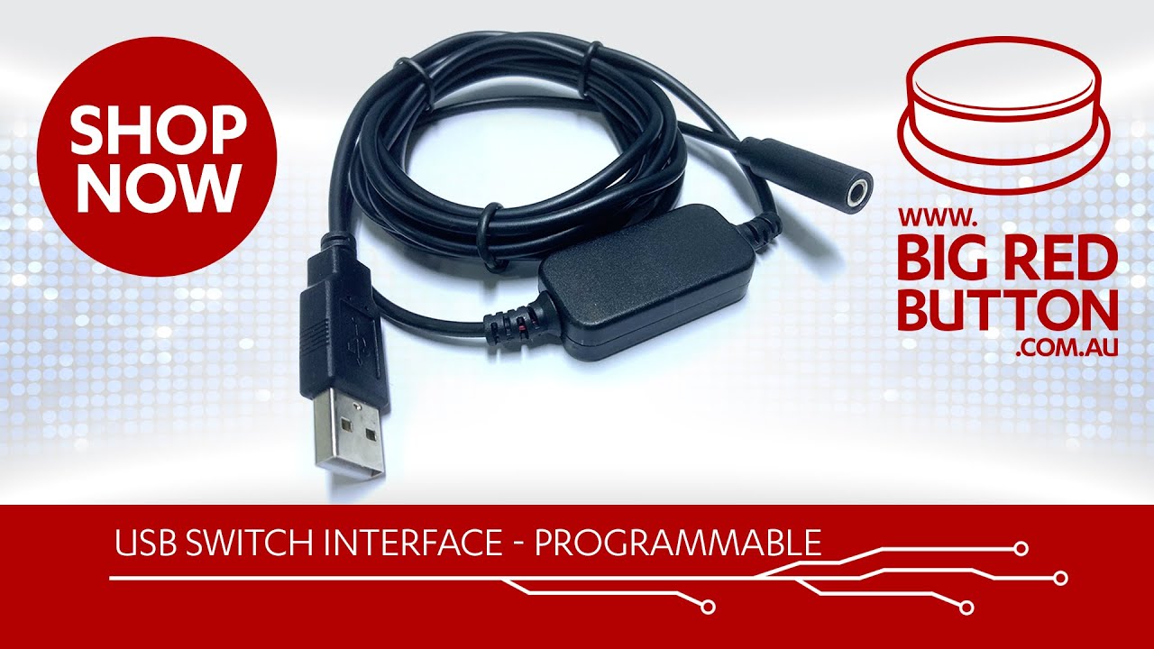 Big Red Button - Product Spotlight - USB Switch Interface