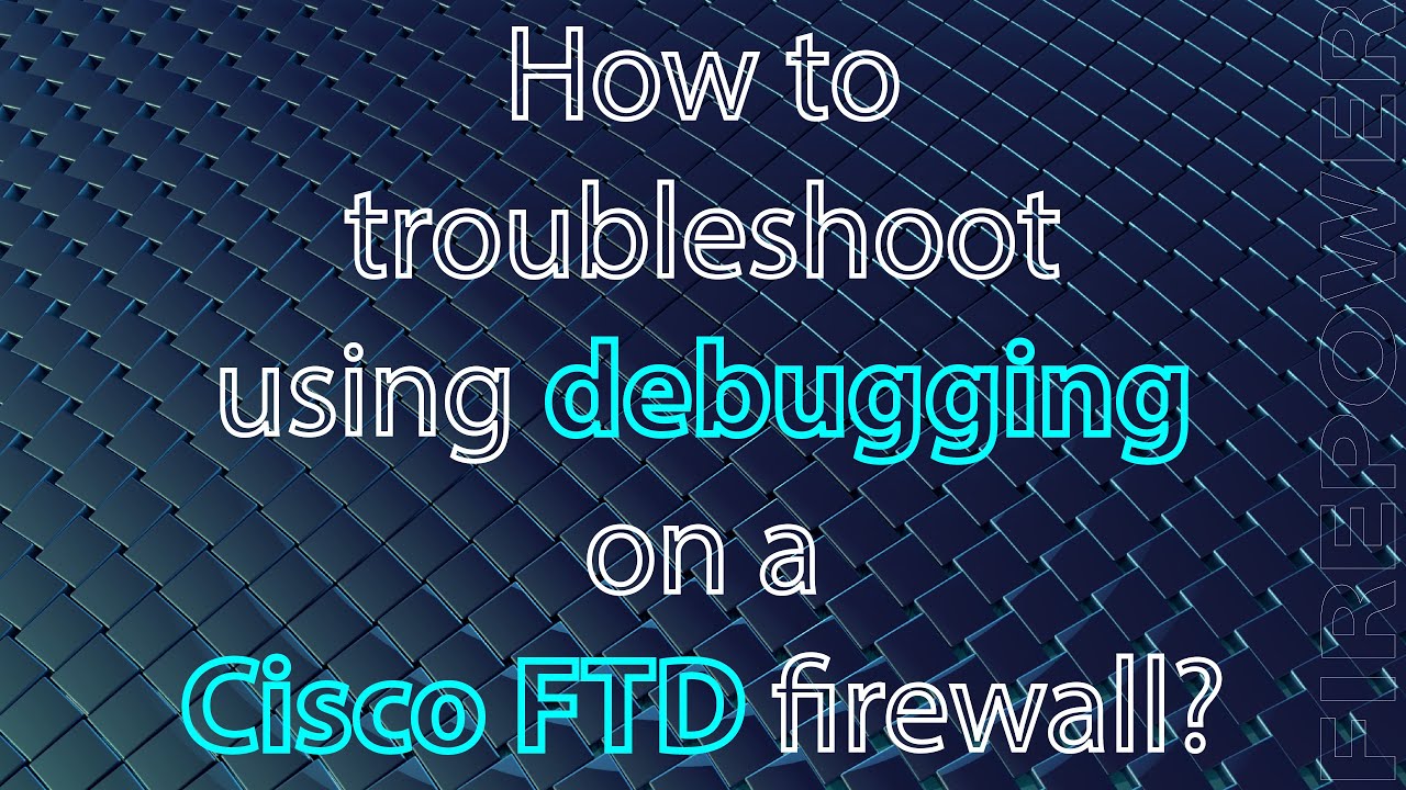 How to troubleshoot using debugging on a Cisco FTD firewall?