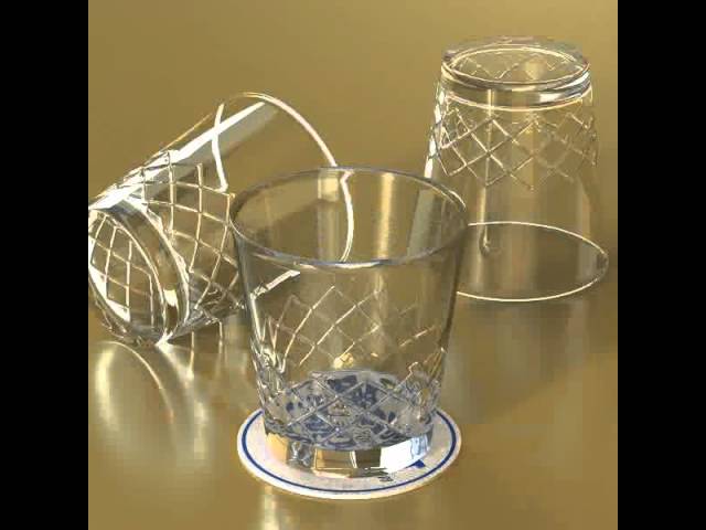 3D Model Vodka Cocktail Glass 3D Model - FlatPyramid