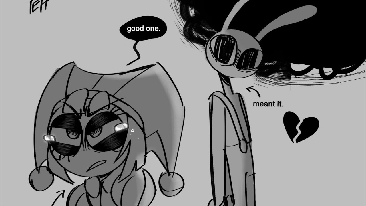 Confession Gone Wrong 🩷 Pomni X Jax 🩷 The Amazing Digital Circus Comic Dub 