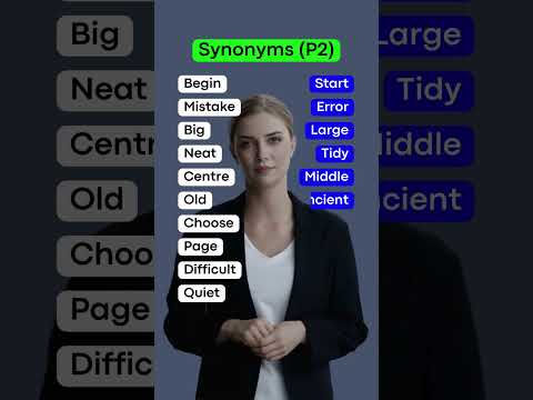Synonyms in English (P2)| English Stories |