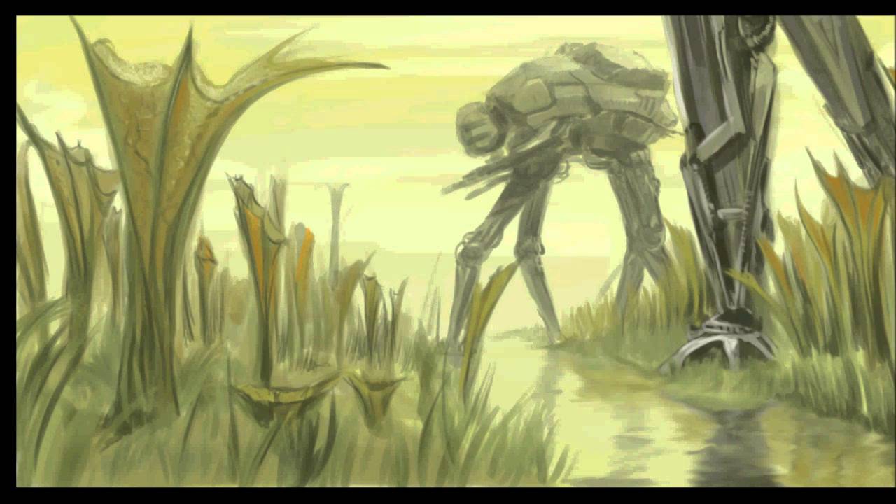Alien Planet Sci fi Speed Painting