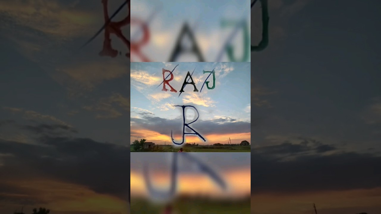 kaisa hua hai ? please comment | RAJ name dribbble art