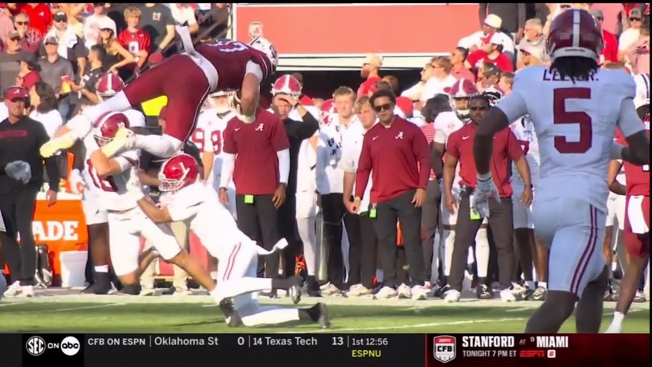 2025 USC vs Alabama - Brady Hunt 8 Yd Reception