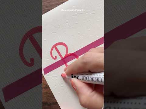 Lettering the name of Top 100 Baby Girl Names 2023 …? #shorts #nhuandaocalligraphy #babie
