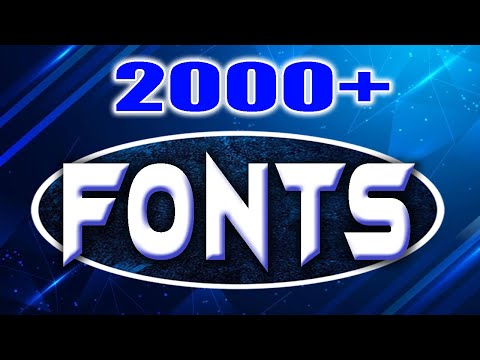 2000+Fonts Free download | Free website | SGD studio