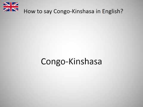 How to say Congo-Kinshasa in English?