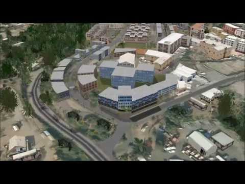 Urban design concept of the Soleil Levant site in Mayotte