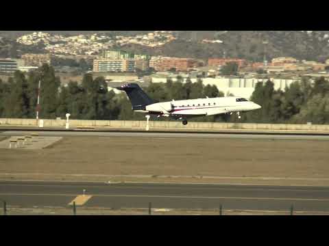 Private Gulfstream G280 OK-GTX Landing Malaga LEMG