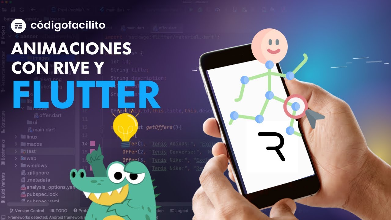 Animaciones con Rive en Flutter