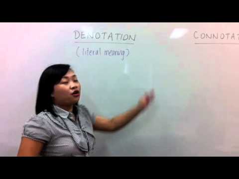 C2C Lesson - Meaning of Denotation Vs. Connotation