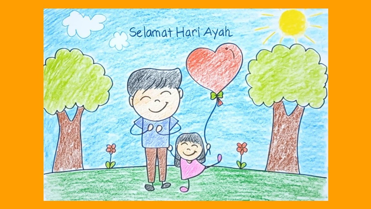 Cara membuat poster hari ayah