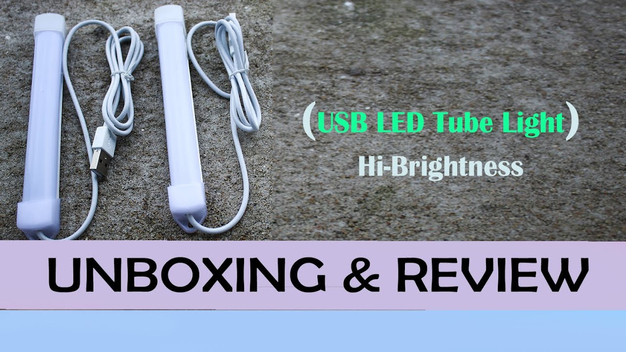 Mini USB LED Tube Light / with USB for Power Bank PC Laptop-High Brightness Light for Small Room