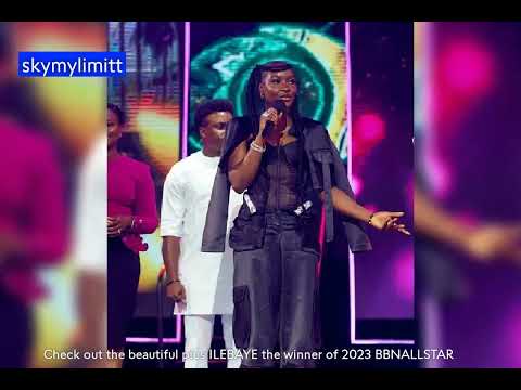 Ilebaye winner of 2023 BBN ALLSTAR Season most beautiful pictures