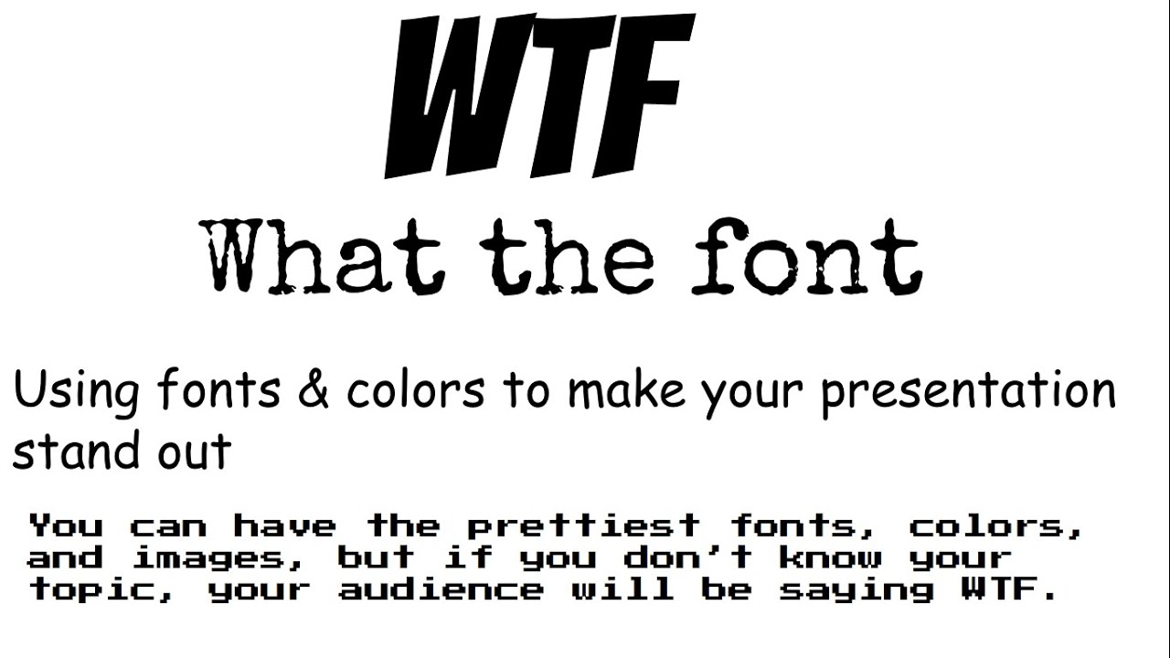 Google Slides Tips: Fonts and Colors