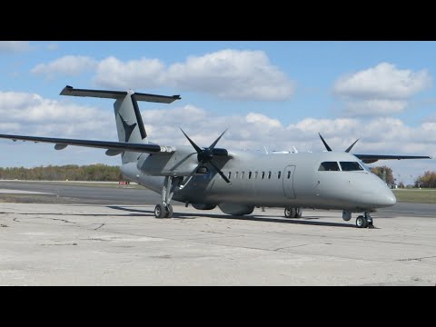 PAL Aerospace DeHavilland DHC-8-300 [C-GFMX] Arriving at London International Airport | YXU