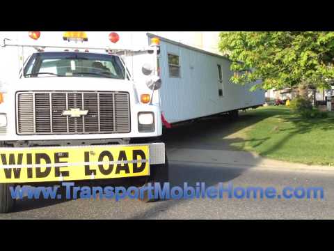 how to move a used mobile home safely down the highway, cost of moving a used mobile home