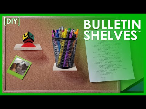 Bulletin Shelves™ | Take Your Bulletin Board Into the 3rd Dimension!