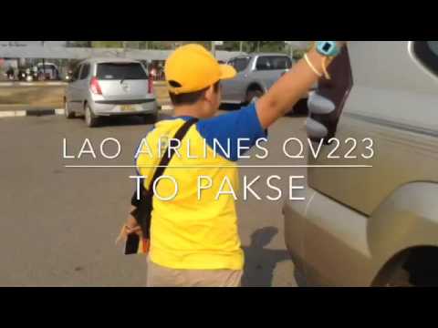 Lao airlines (Economy) | QV223 | Wattay int’l airport to pakse int’l airport