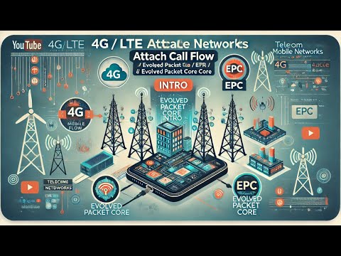 20- Mobile Networks 4G / LTE Attach Call Flow / EPC / Evolved Packet Core Intro 5 (Episode 20)