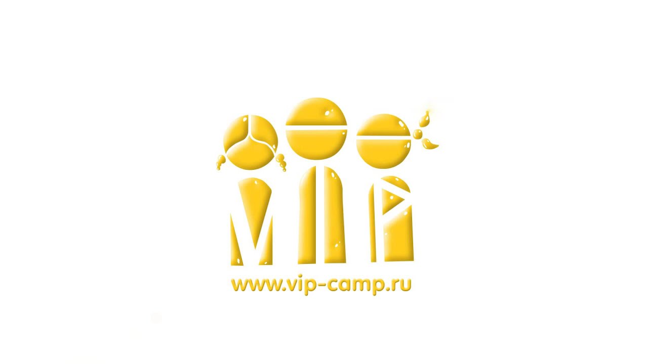 VIP Camp. Logo animation.