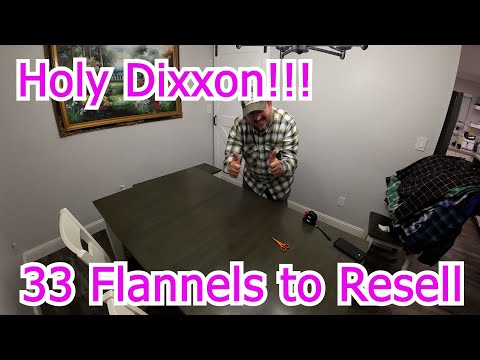 How to list shirts / flannels for Ebay. Dixxon Deep Dive of 33 Flannels. Up and coming brand.