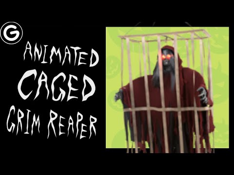 Gemmy Industries Corp. 2011 - Hanging Caged Grim Reaper