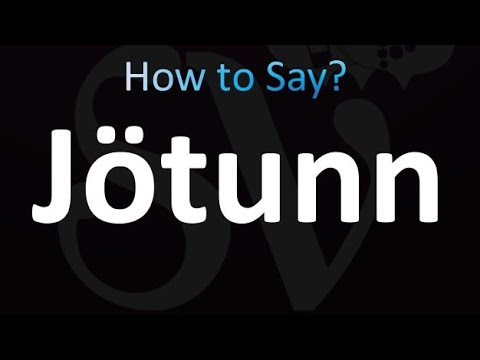 How to Pronounce Jötunn (correctly!)