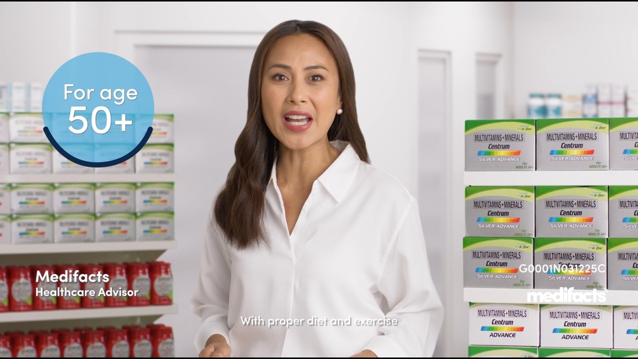 Doctor-recommended Multivitamins+Minerals (Centrum Silver Advance)