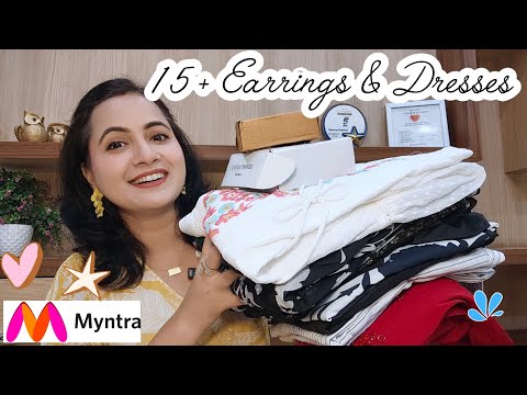 15+ Trendy Earrings , Fit & Flared Dresses , Maxi & Midi Dresses Haul 💕 | Neema's Corner