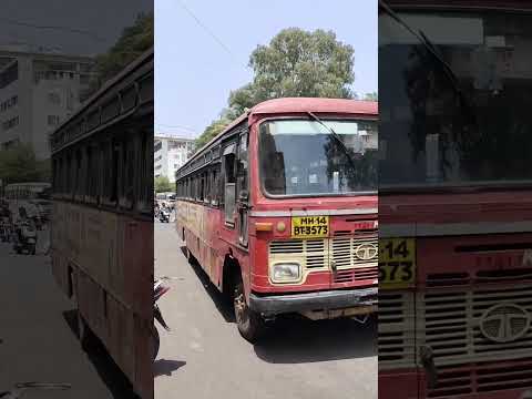 MSRTC Buses Back To Back Action At Kolhapur CBS