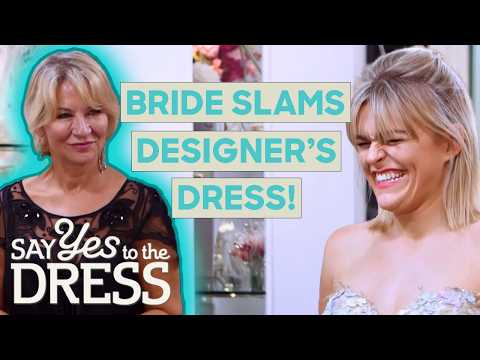 Entourage And Bride Criticize Dress In Front Of The Designer Who Made It | Say Yes To The Dress UK